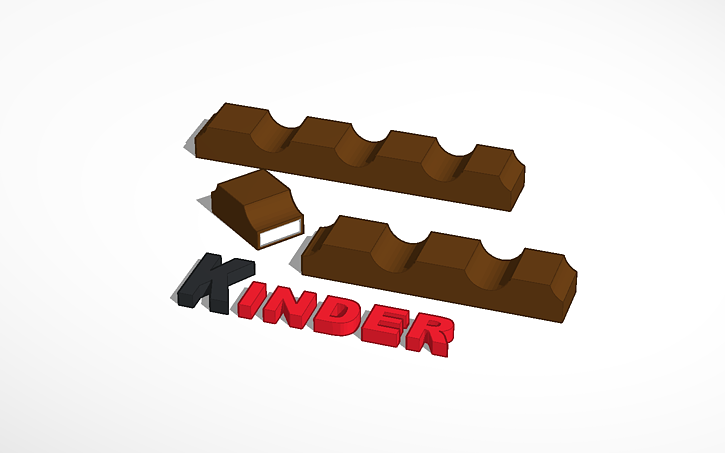 3D design Kinder - Tinkercad