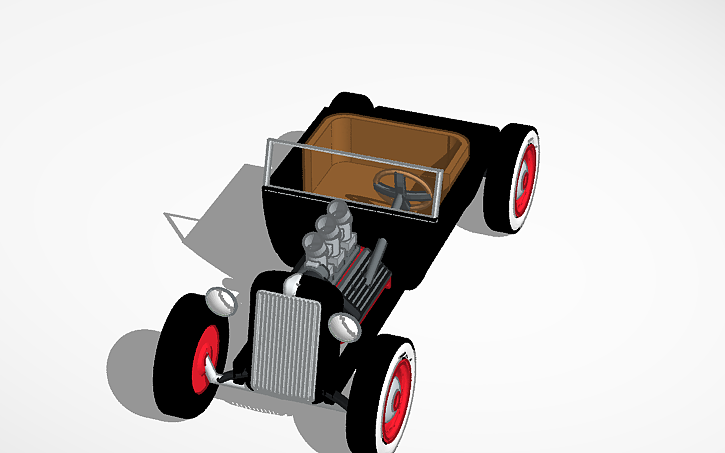 3D design Ed Iskenderian's Ford Model T - Tinkercad