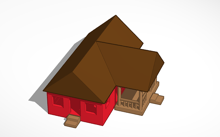 3D design Sample House - Tinkercad