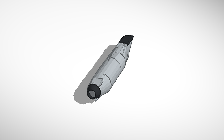 3D design Rocket boosters - Tinkercad