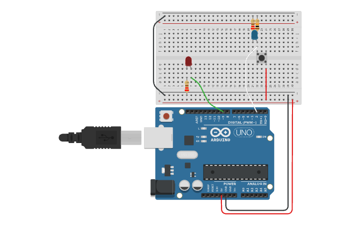 Circuit design BWD - LED fade - Tinkercad