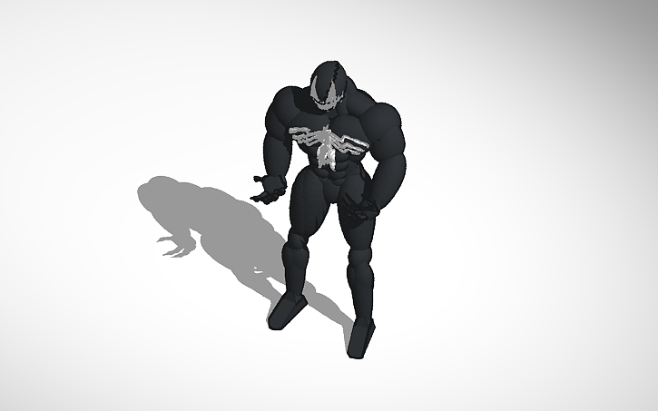 3D design Venom - Tinkercad