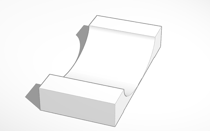 3D design half pipe - Tinkercad