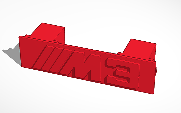 3D design BMW M3 BADGE (E46) Front | Tinkercad