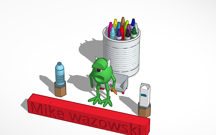 3D design MONSTER INC. - Tinkercad