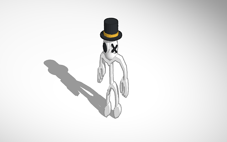 3D design white rainbow friends | Tinkercad