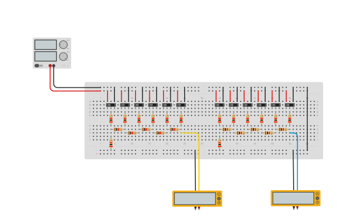 Circuit design Fare disegni sull'oscilloscopio con Arduino | Tinkercad