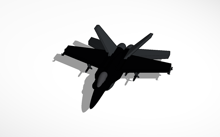 3D design jet - Tinkercad