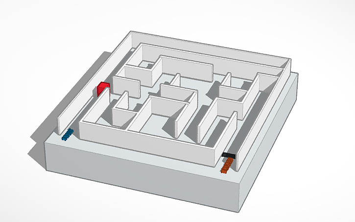 3D design MAZE - Tinkercad