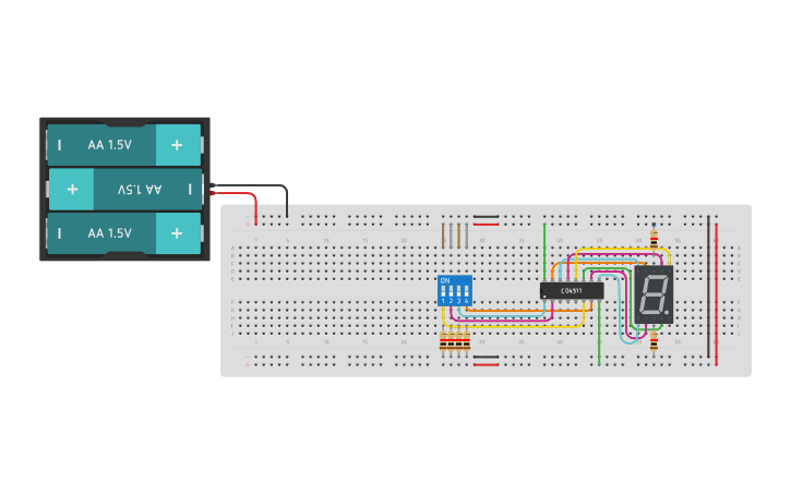 Circuit Design Cd4511 Tinkercad
