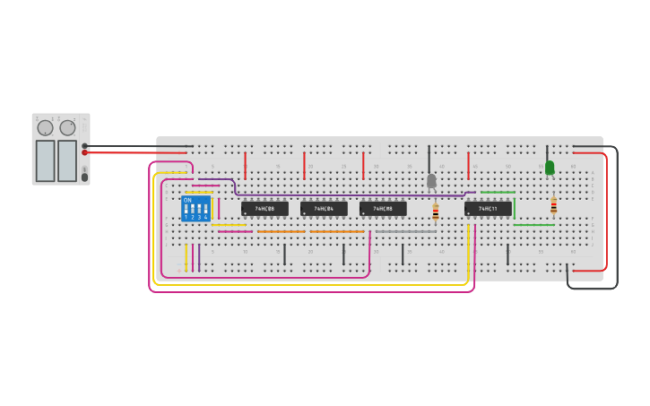 Circuit design Problem 2 - Tinkercad