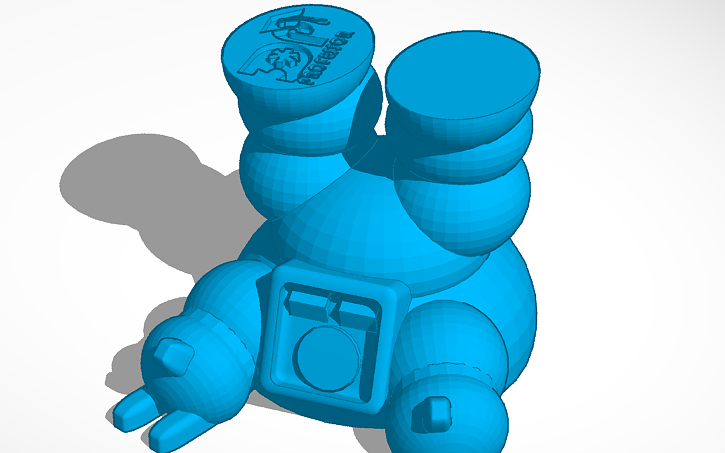 3D design Robbie Robot Egg Cup | Tinkercad