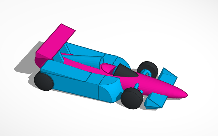 3D design Indy Car - Tinkercad