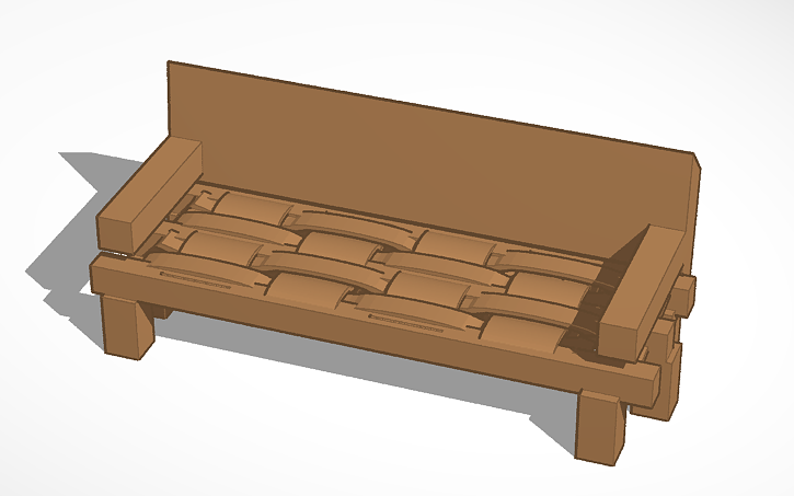 3D design Awesome Bench Bench - Tinkercad