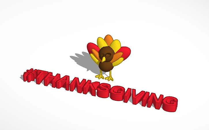 3D design #thanksgiving - Tinkercad