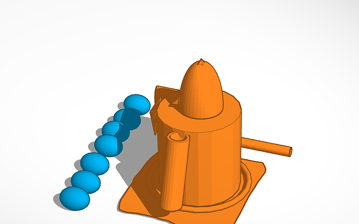 3D design ball thrower - Tinkercad