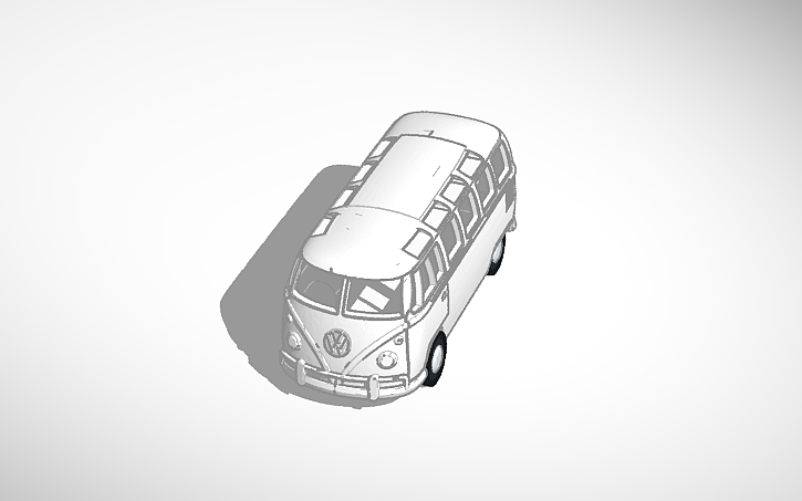 3D design Volkswagen Van - Tinkercad