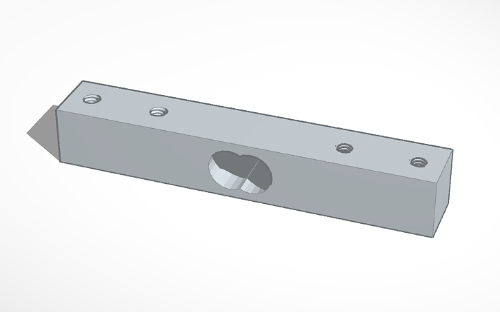 3D design 2kg load cell - Tinkercad