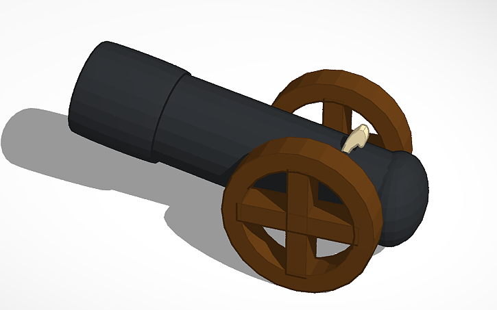 3D design Cannon - Tinkercad
