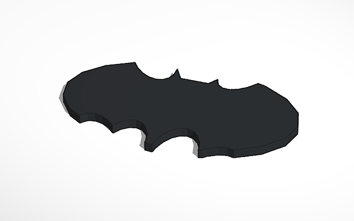 3D design batman logo\Gabe | Tinkercad