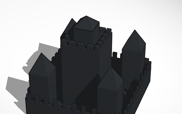 3D design castle | Tinkercad