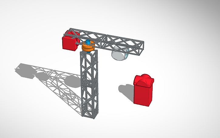 3D design grua - Tinkercad