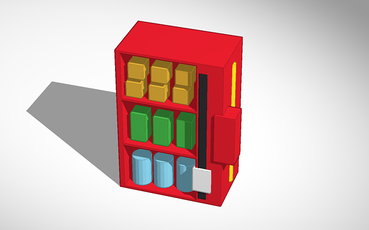 3D design Le Vending Machine - Tinkercad