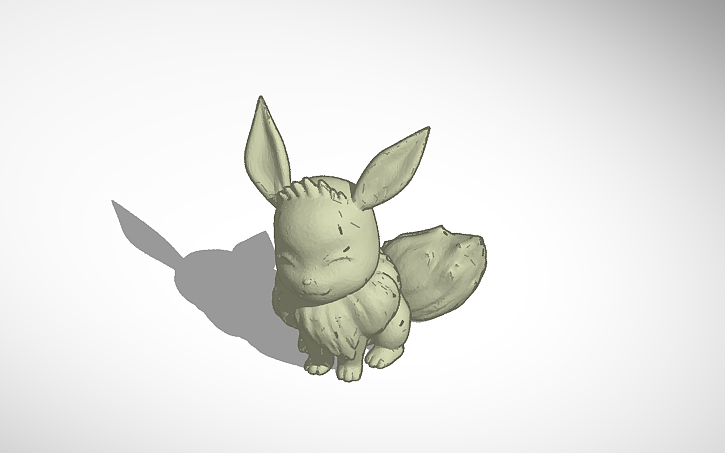 3D design Eevee Pokémon - Tinkercad