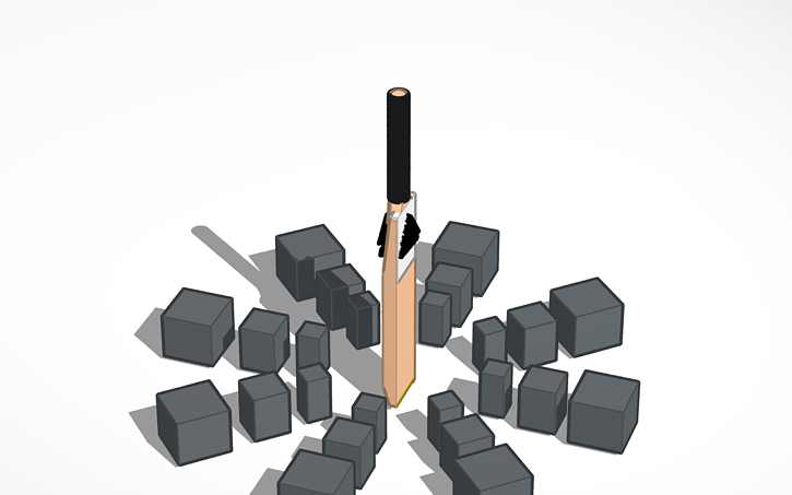 3D design adidas bat .!.!.! | Tinkercad