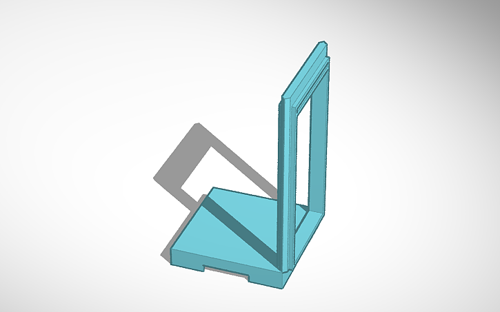 3D design Platform with Doorframe 1 | Tinkercad