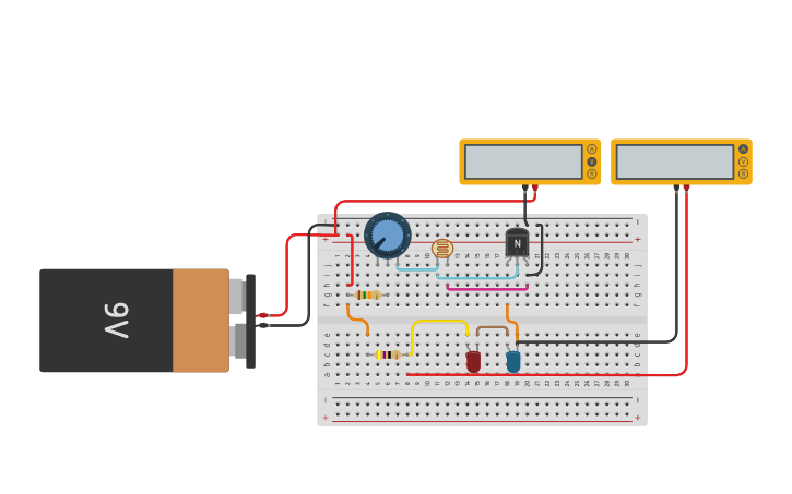 Circuit design CircuitoLuminico-Dayana | Tinkercad