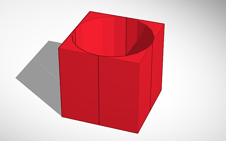 3D design Hollow Cube - Tinkercad