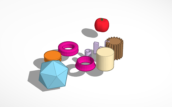 3D design Candle holder - Tinkercad