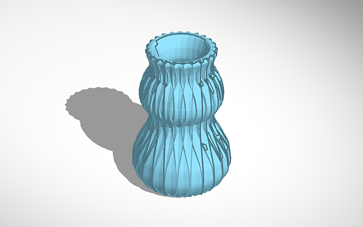 3D design Vase 3 - Tinkercad