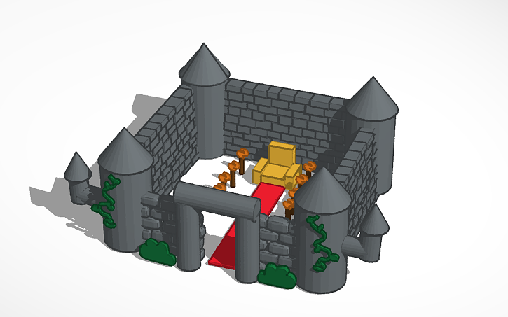 3D design castle | Tinkercad