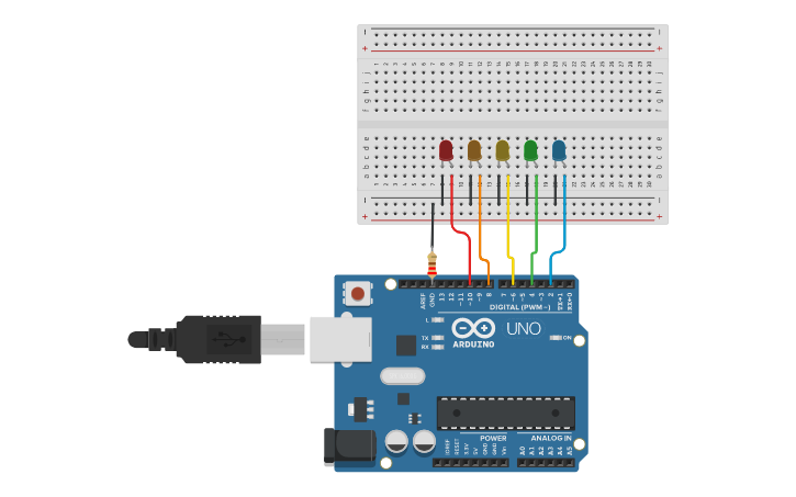 Circuit design Secuenciador de luces con Switch - Juan David Prieto ...