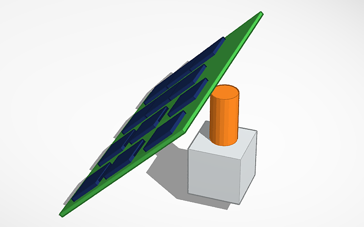 3D design Solar Panel - Tinkercad