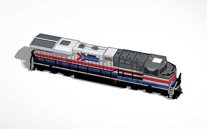 3D design Amtrak ES44AC 805 - Tinkercad
