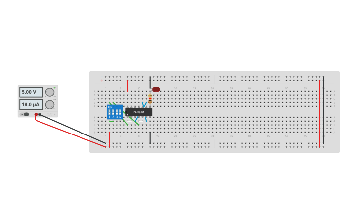 Circuit design Emulated OR Gate - Tinkercad