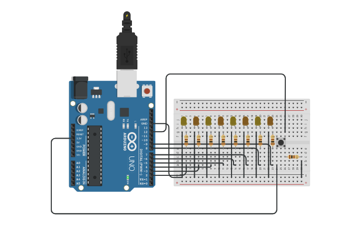 Circuit design Robotics PT | Tinkercad