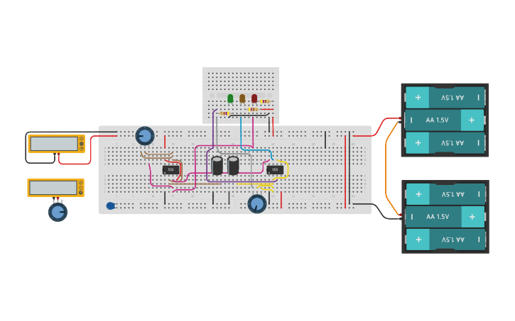 Circuit Design 555 Timer Ic Traffic Light Tinkercad