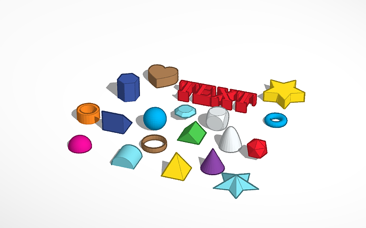 3D design shapes | Tinkercad