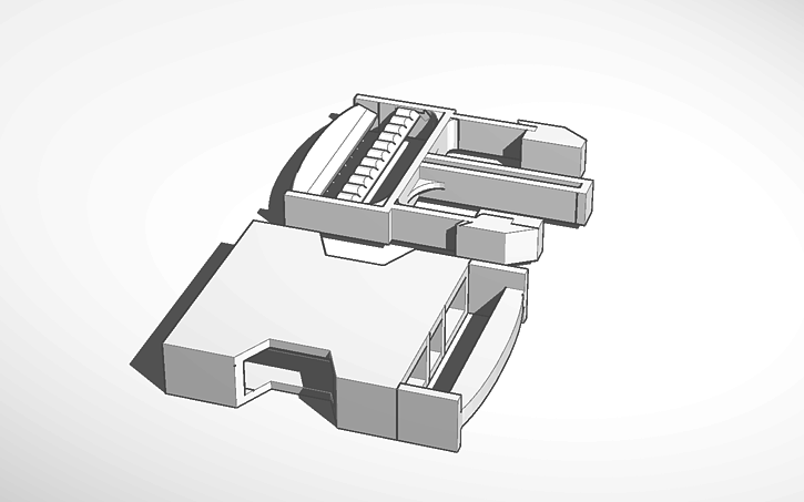 3D design Release Buckle - Tinkercad