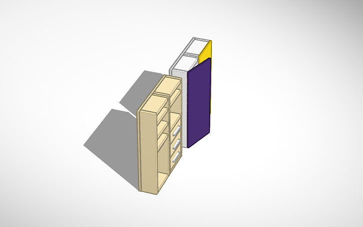 3D design dolap - Tinkercad
