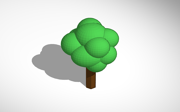 3D design Tree - Tinkercad