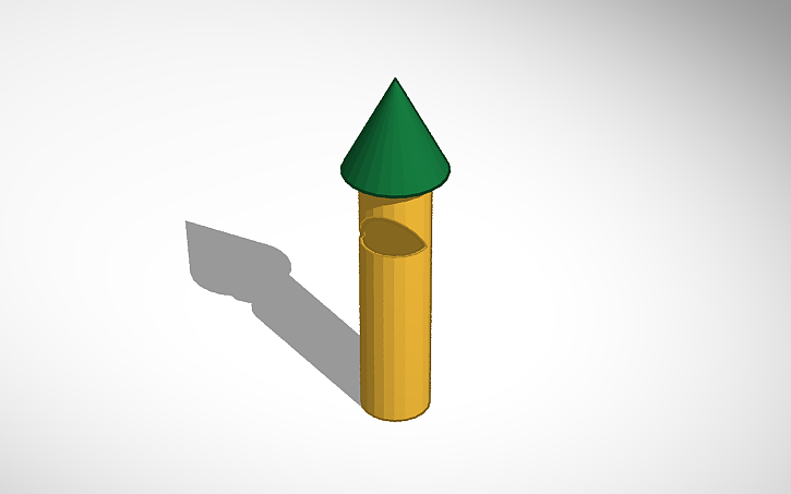 3D design Steam whistle - Tinkercad