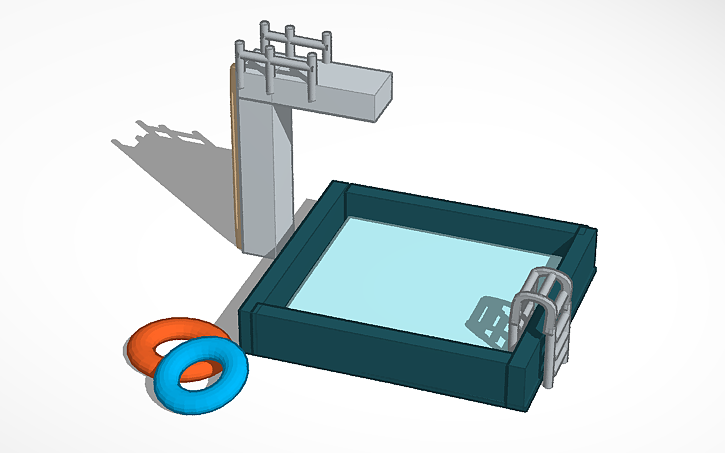 3d Design Бассейн Tinkercad