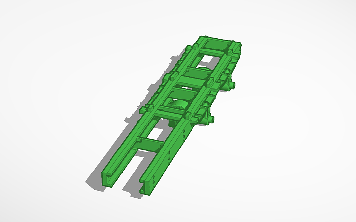 3D design Tandem Rear Chassis - Tinkercad
