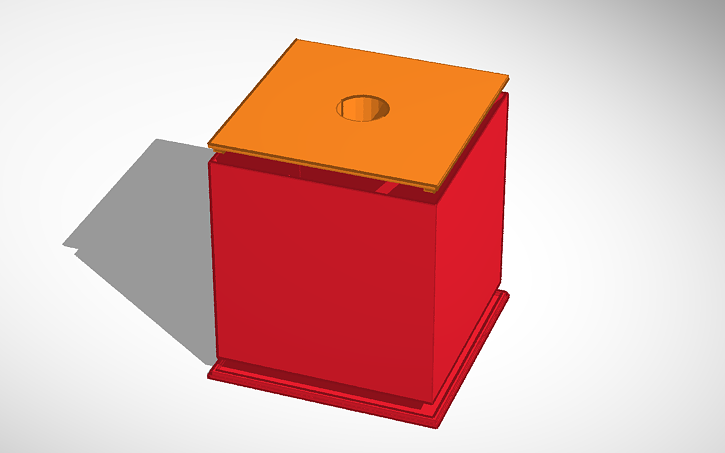 3D design UV Flashlight Box - Tinkercad