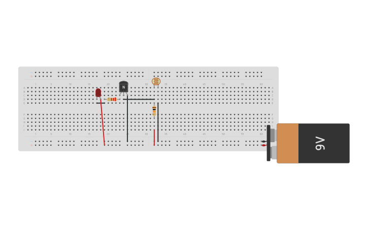 Circuit design Automatic dark detector | Tinkercad